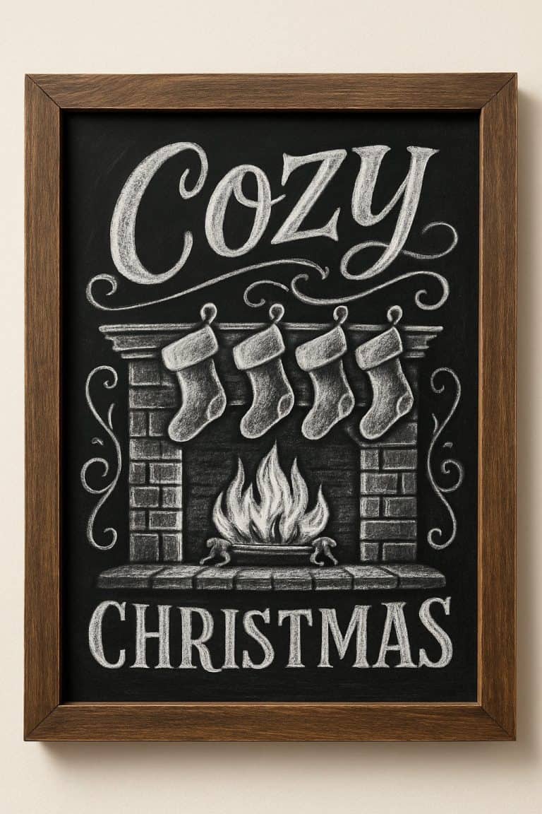 33 Easy Christmas Chalkboard Art Ideas to Brighten Your Holiday Decor