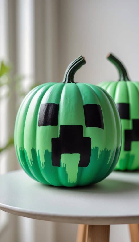 19 Minecraft Painted Pumpkin Ideas to Inspire Your Next Build