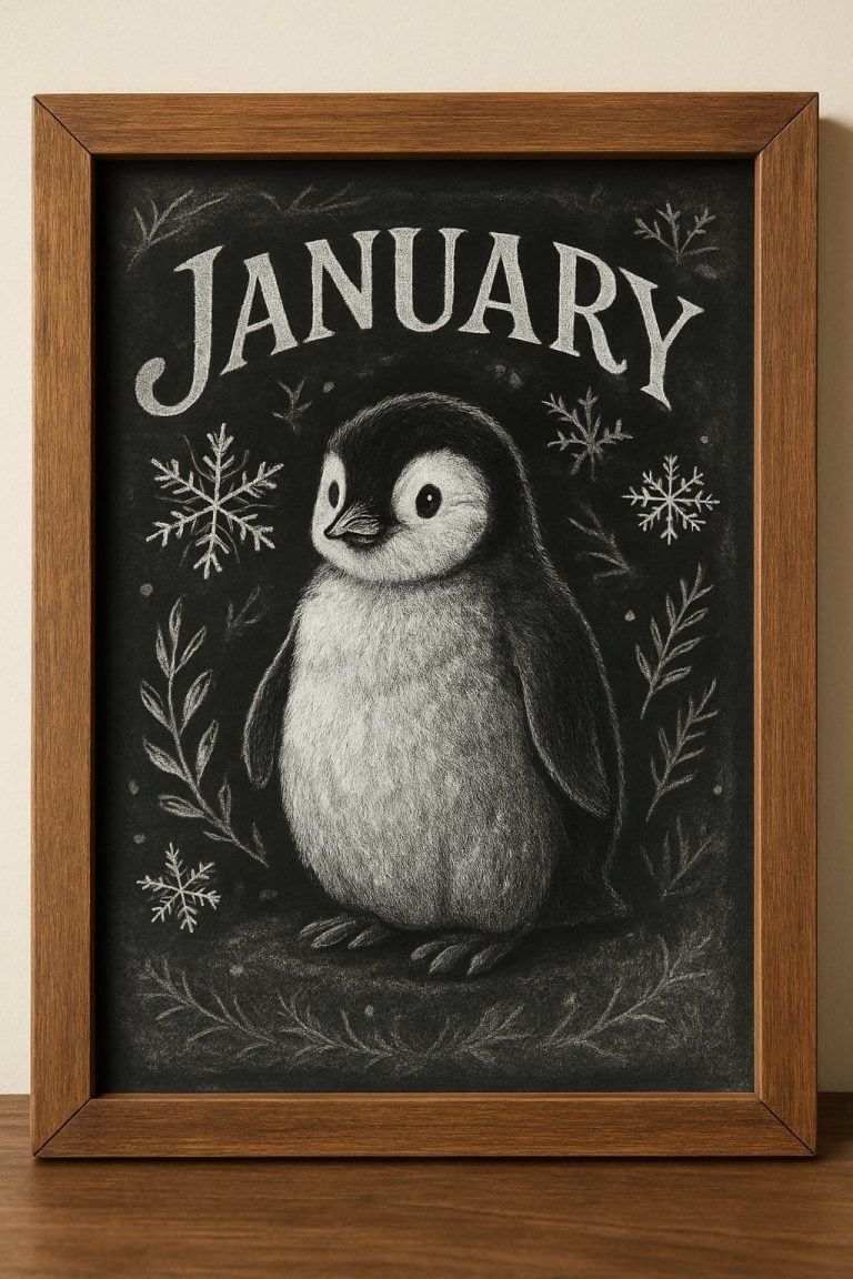 18 January Chalkboard Art Ideas Perfect for Starting the Year Inspired