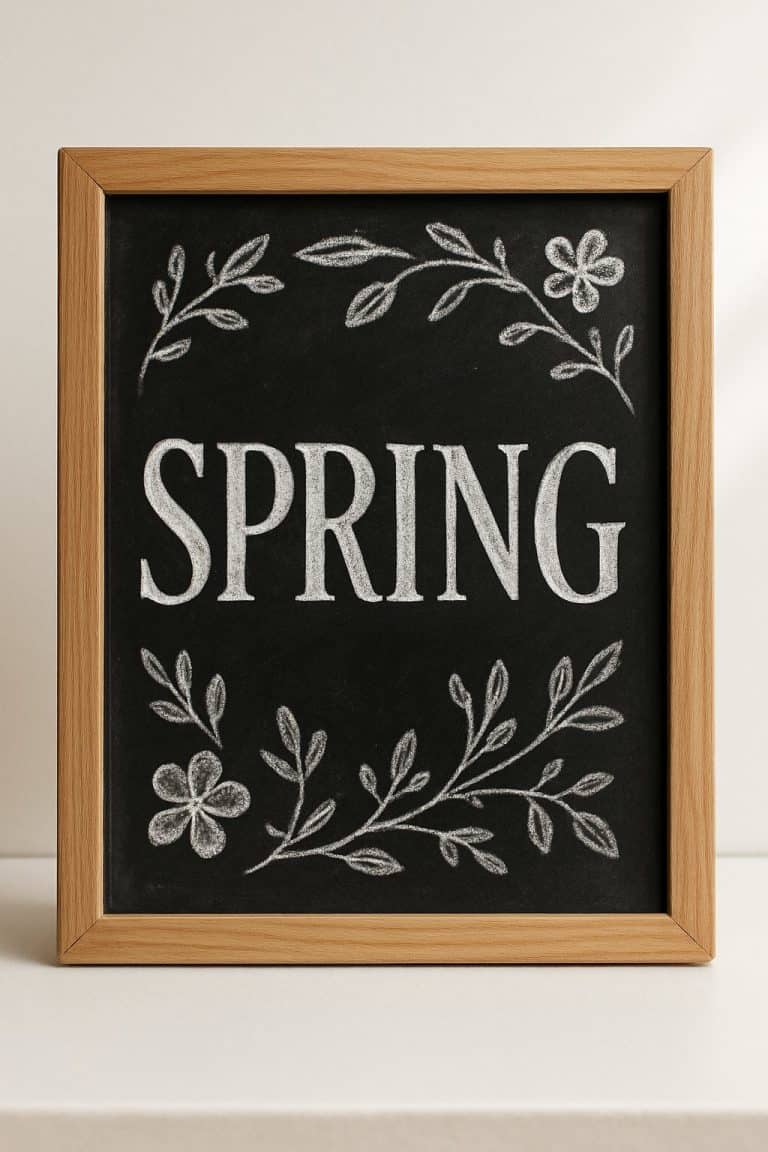 27 April Chalkboard Art Ideas Full of Springtime Charm