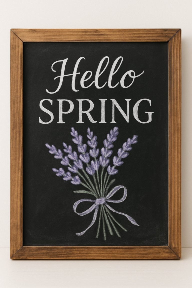 27 April Chalkboard Art Ideas Full of Springtime Charm