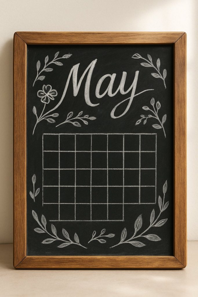 29 May Chalkboard Art Ideas with Playful Spring Details