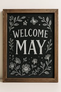 29 May Chalkboard Art Ideas with Playful Spring Details