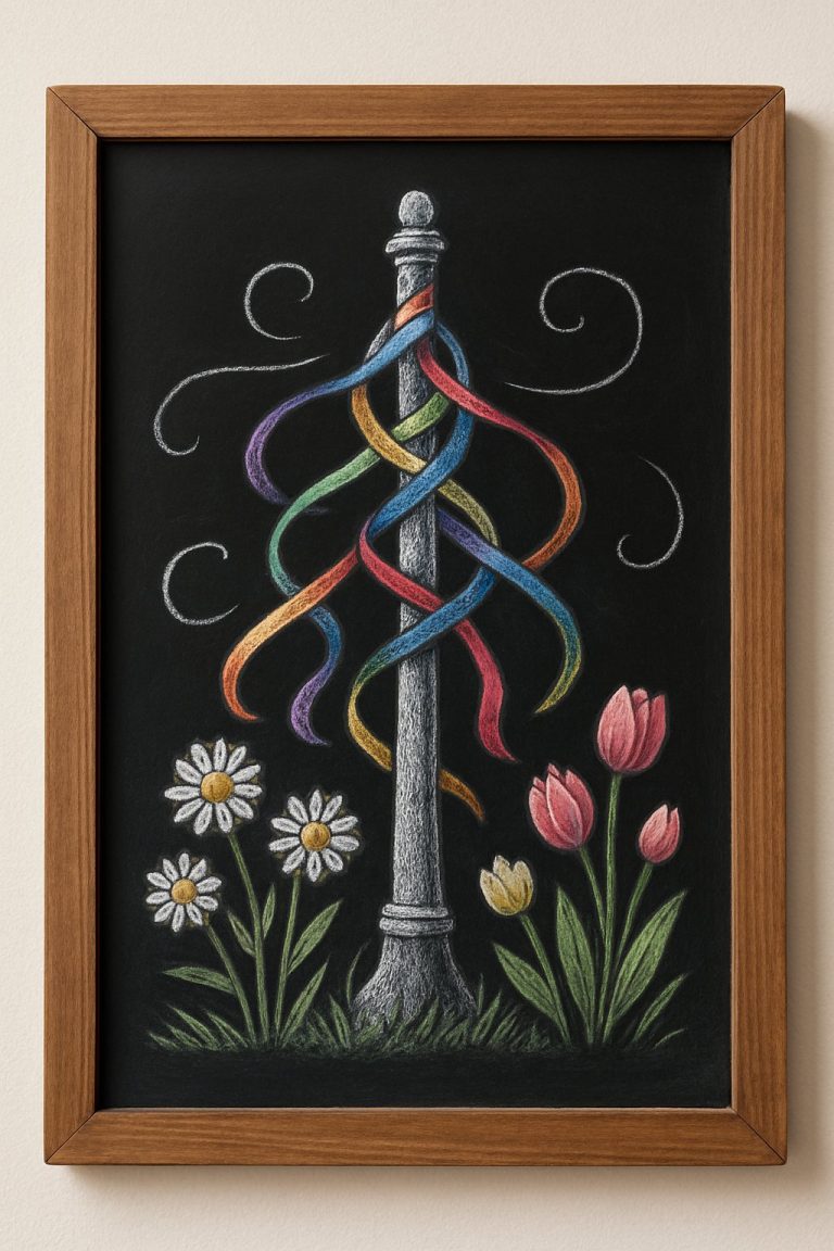 29 May Chalkboard Art Ideas with Playful Spring Details
