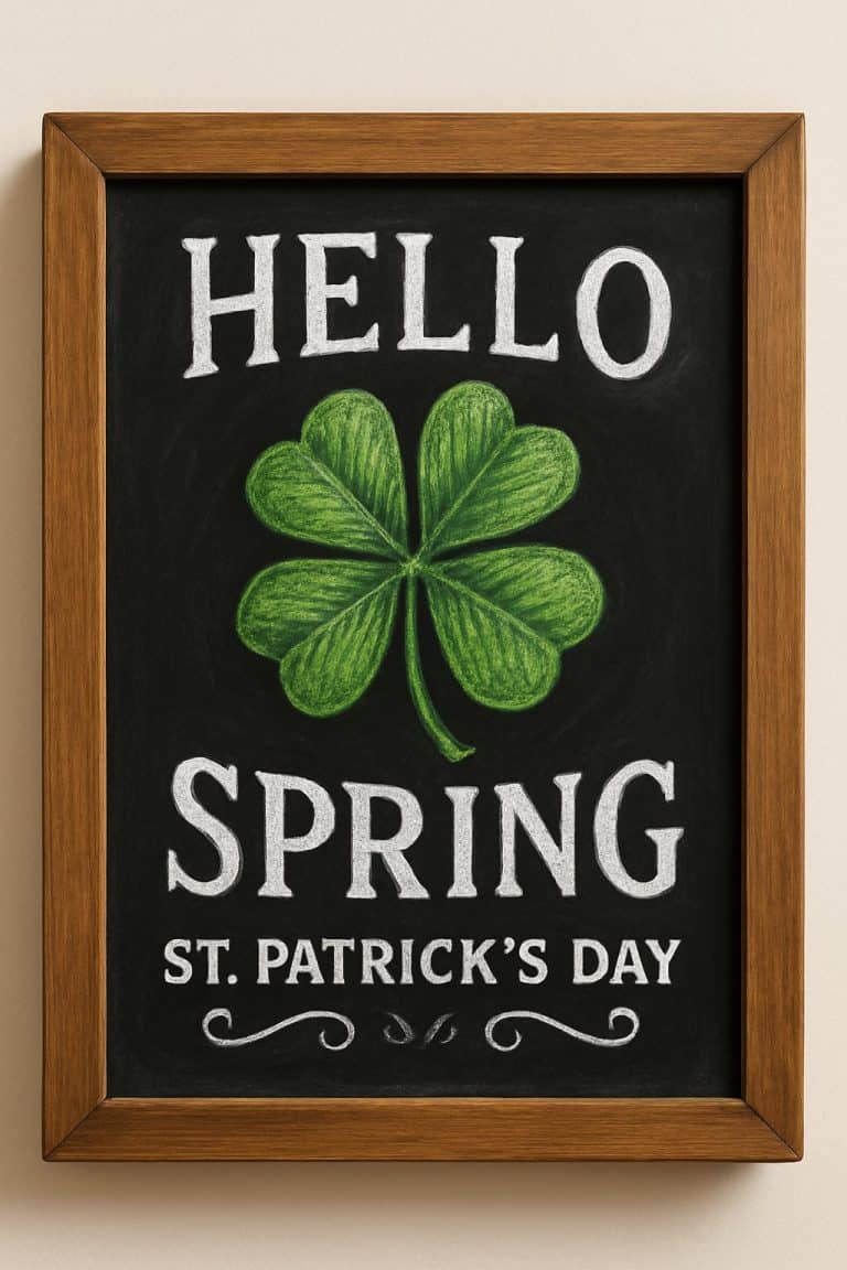 19 March Chalkboard Art Ideas to Inspire Springtime Style