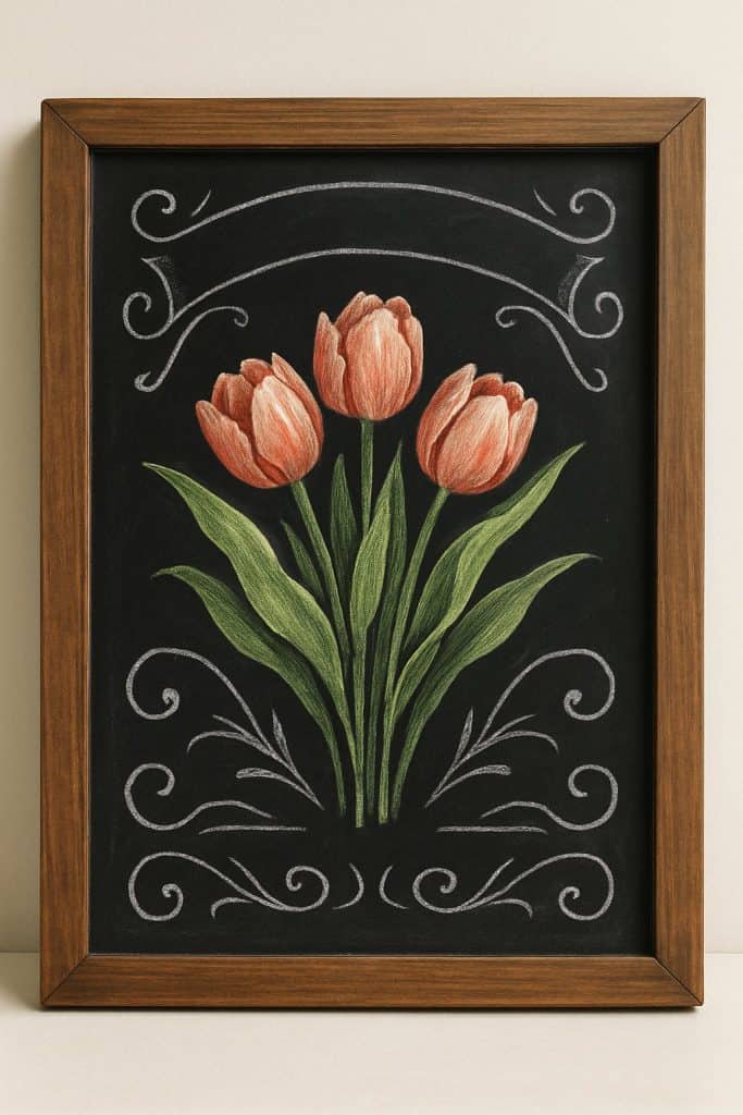 23 Spring Chalkboard Art Ideas to Welcome the Season in Style