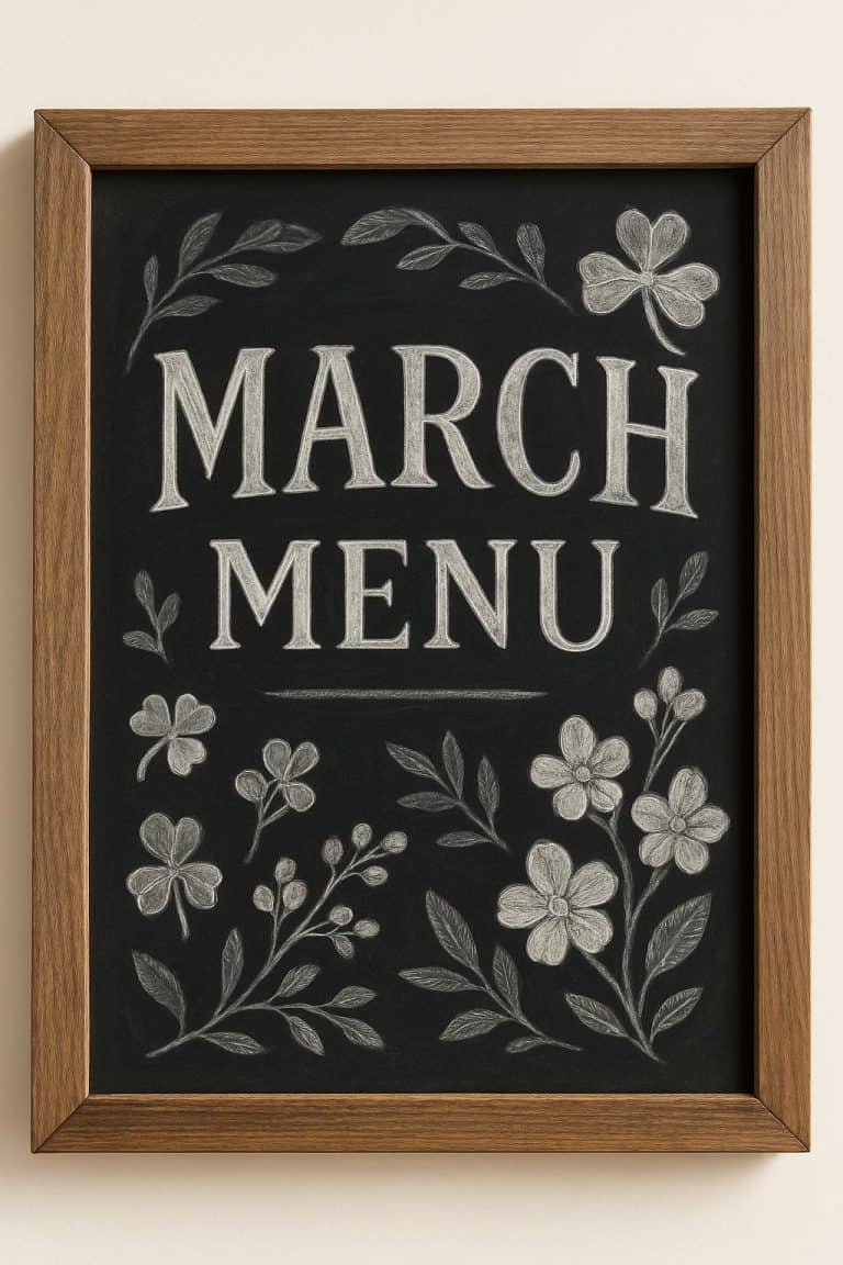 19 March Chalkboard Art Ideas to Inspire Springtime Style