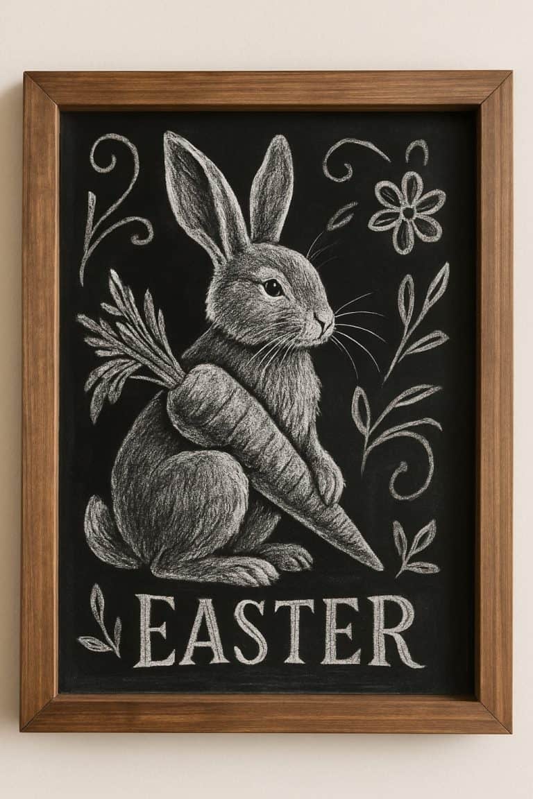 19 Easter Chalkboard Art Ideas to Inspire Spring Creativity